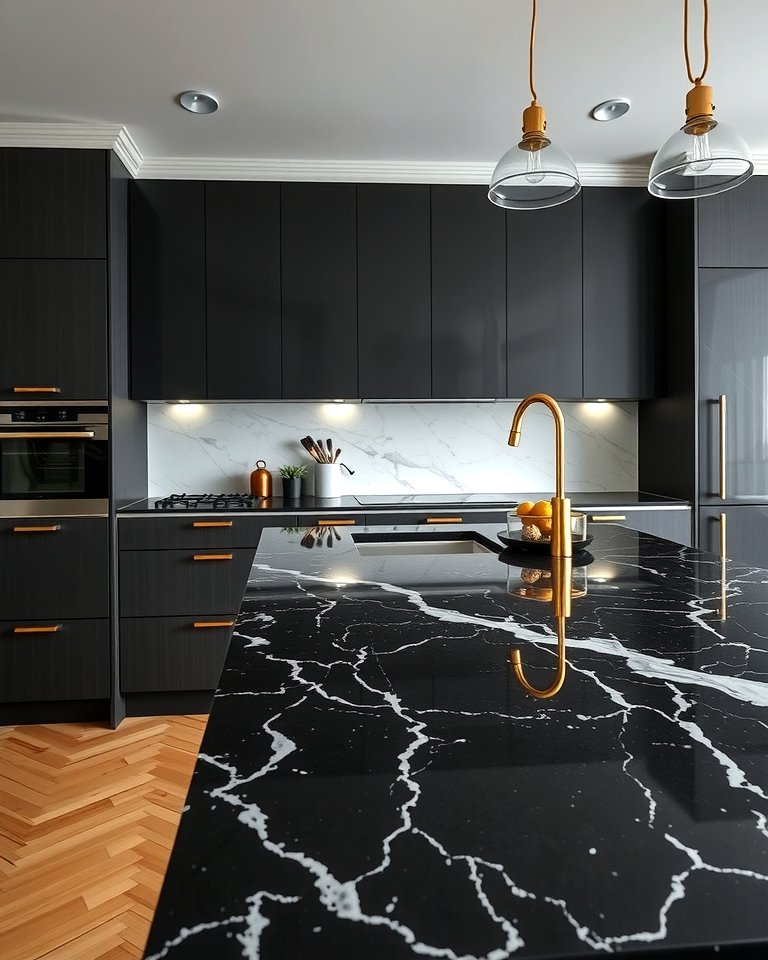25 Marble Kitchen Countertops for Elegant Homes