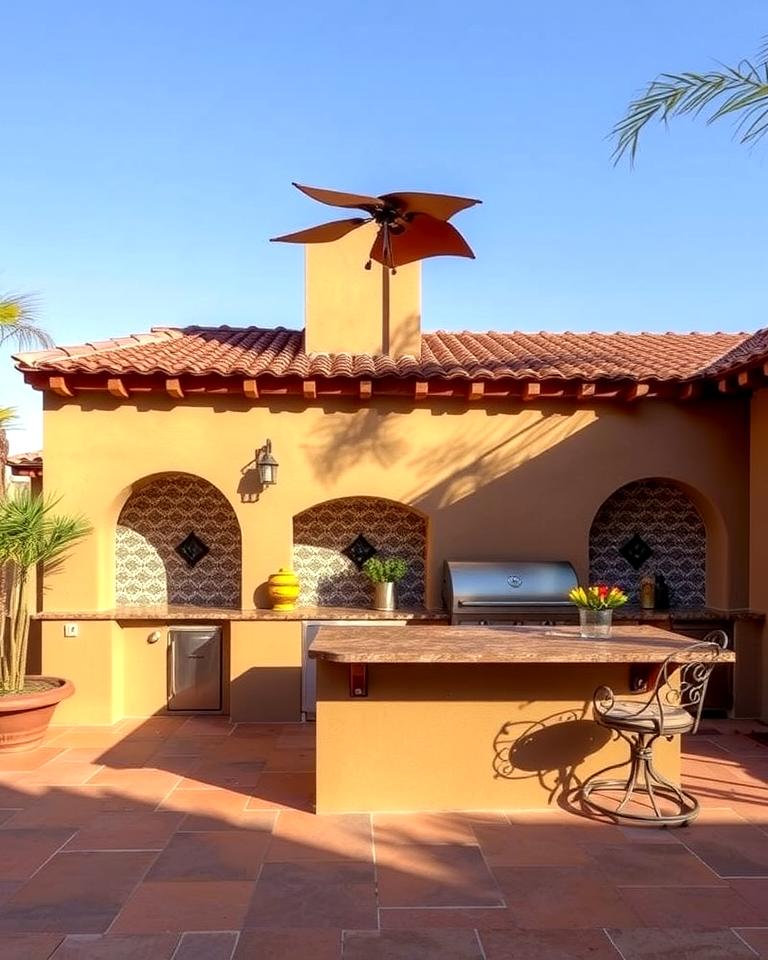 20 Stucco Outdoor Kitchen Ideas for Stylish Cooking