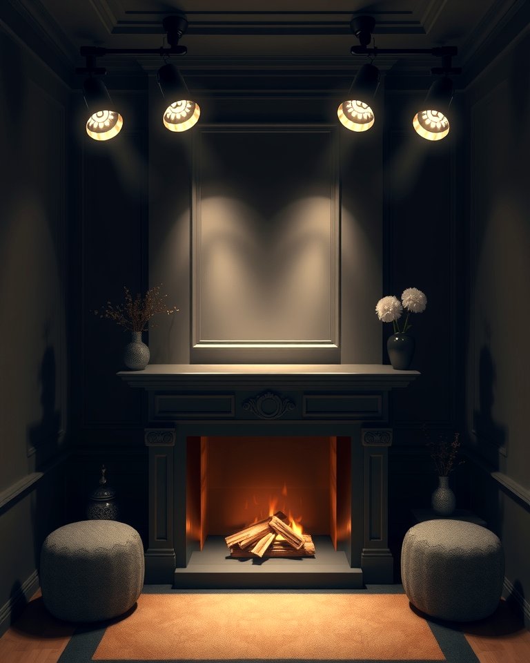 25 Fireplace Lighting Ideas to Create a Warm and Inviting Ambiance