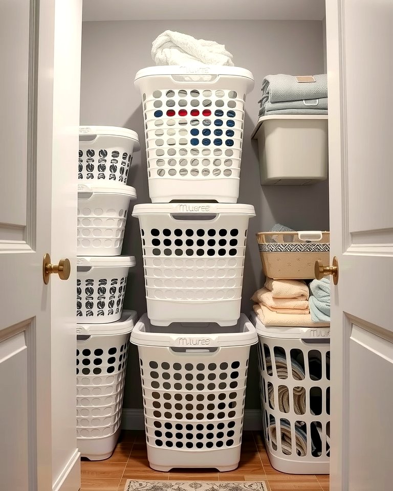 25 Laundry Basket Storage Ideas for a Tidy Home