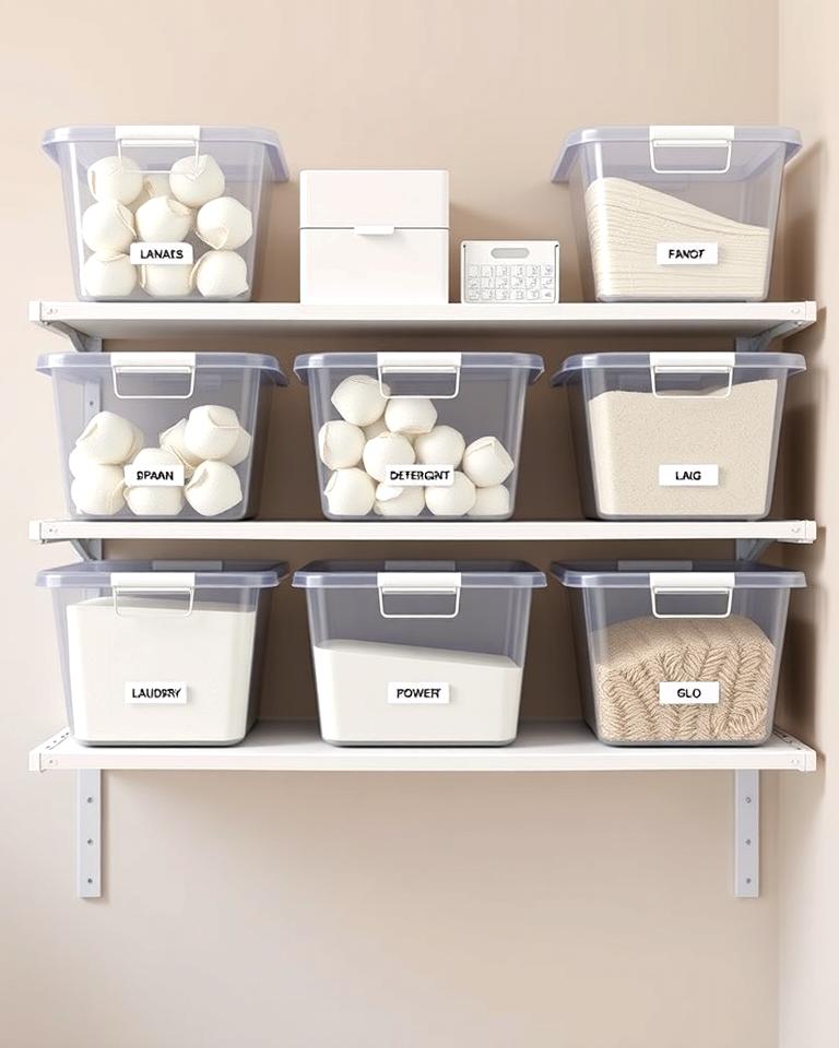 20 Laundry Detergent Storage Ideas for an Organized Space