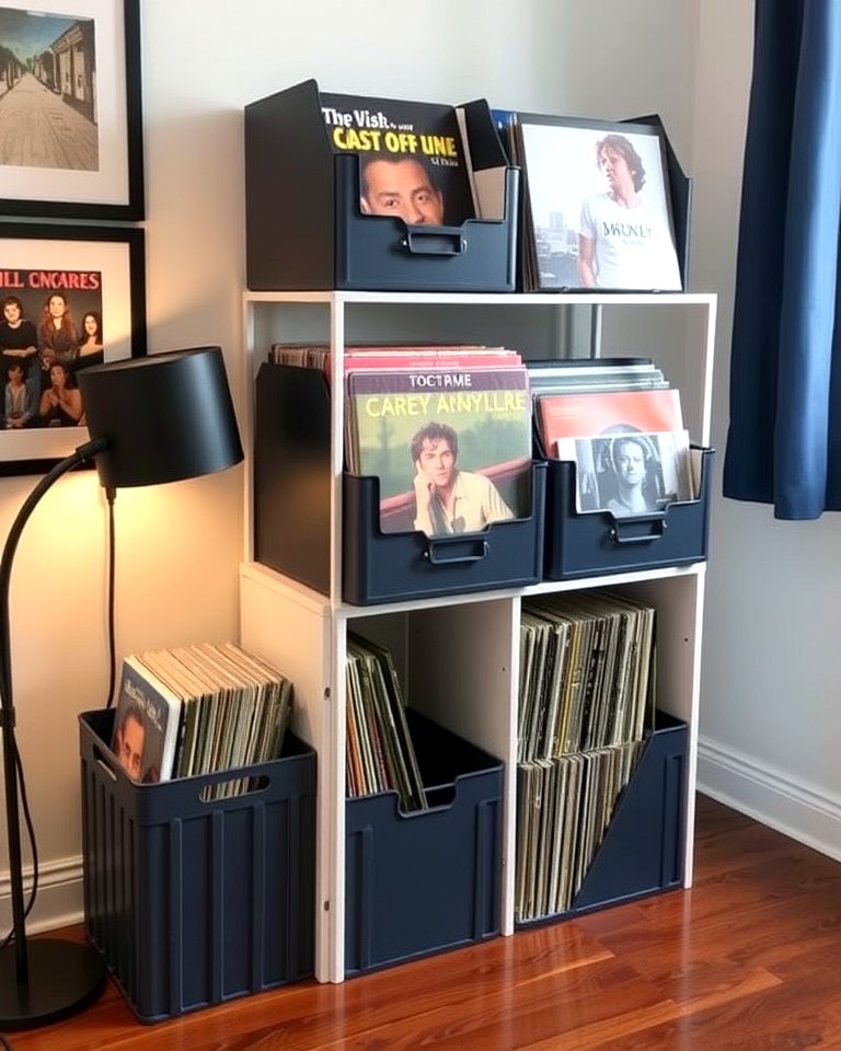 20 Vinyl Record Storage Ideas for Music Lovers