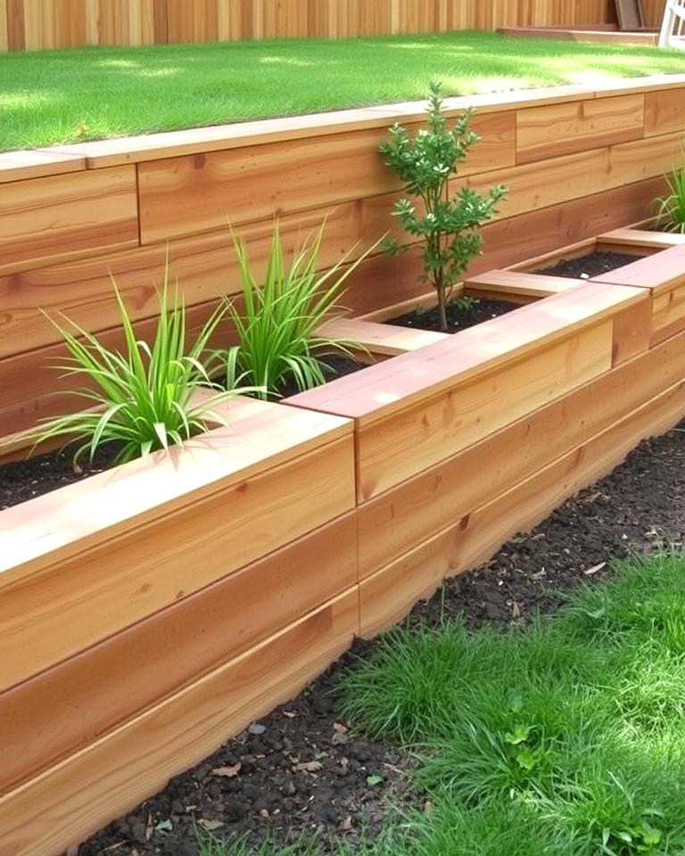 20 Durable Wood Retaining Wall Ideas for Your Yard