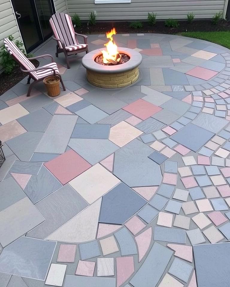 20 Stamped Concrete Patio With Fire Pit Ideas