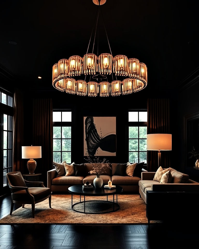 25 Dark Living Room Ideas for a Moody and Chic Space