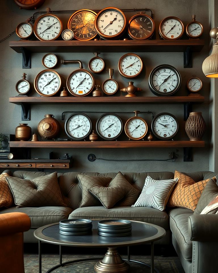 20 Steampunk Living Room Ideas for Unique Decor