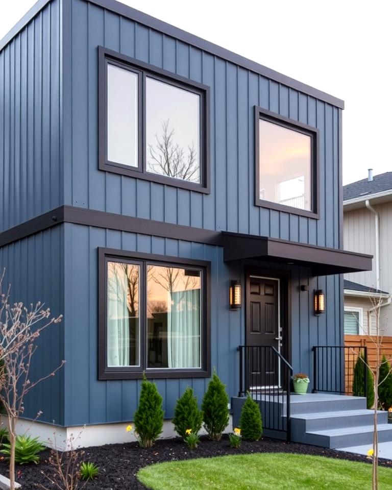 20 Midnight Blue and Dark Blue House Siding Colors