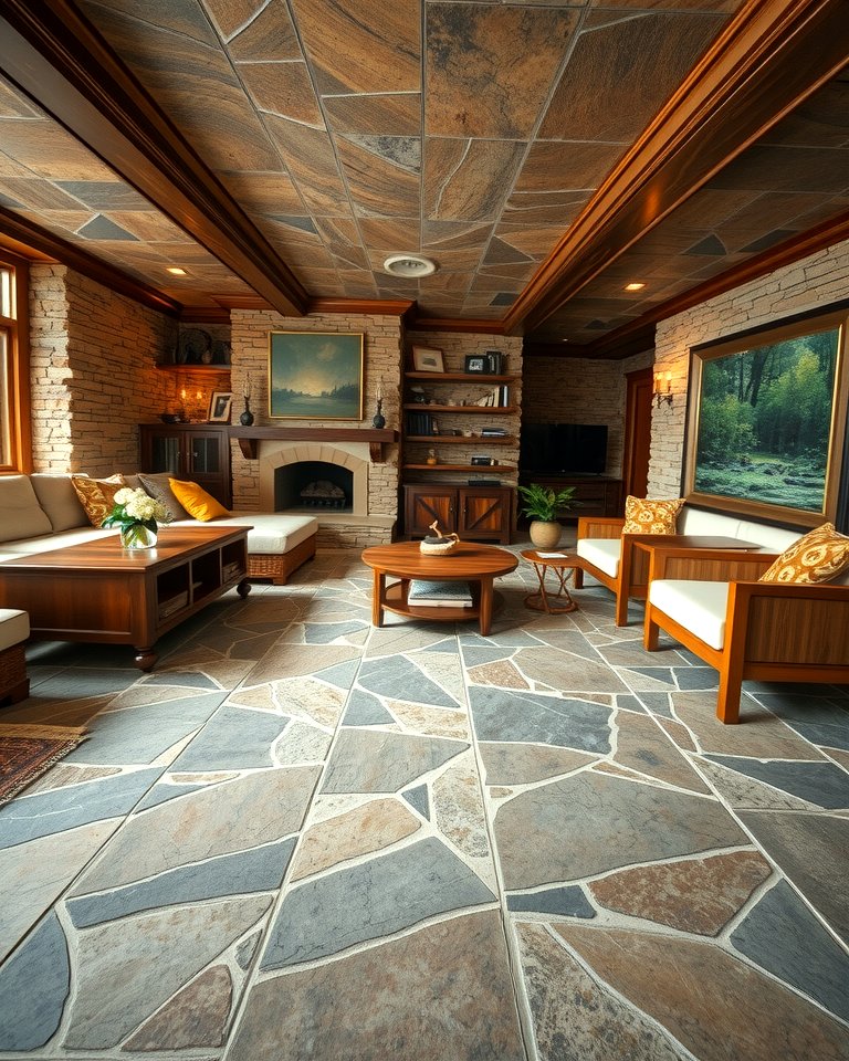25 Man Cave Flooring Ideas for a Masculine Retreat