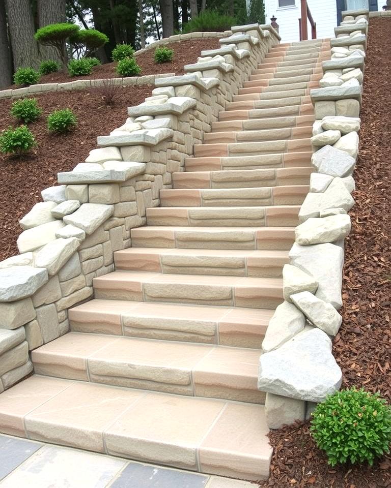 20 Sloped Walkway Ideas for Beautiful Landscaping