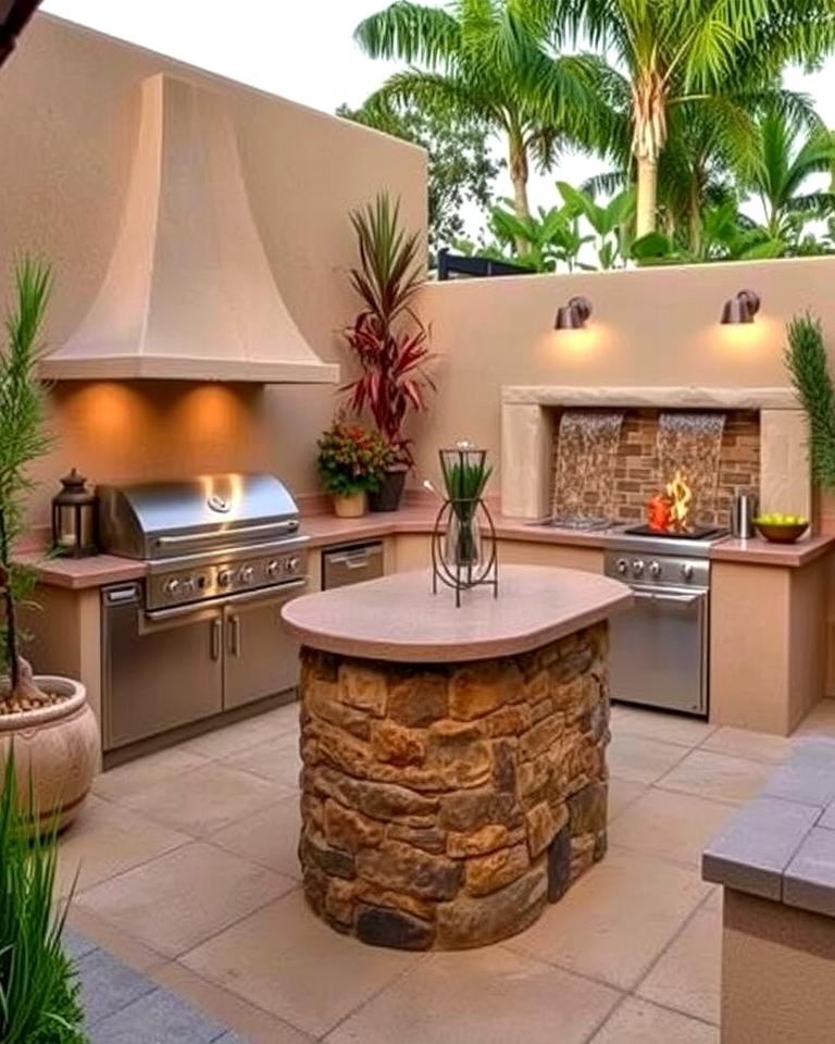 20 Stucco Outdoor Kitchen Ideas for Stylish Cooking