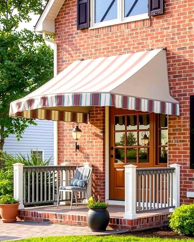 20 Front Porch Awning Ideas to Enhance Your Home