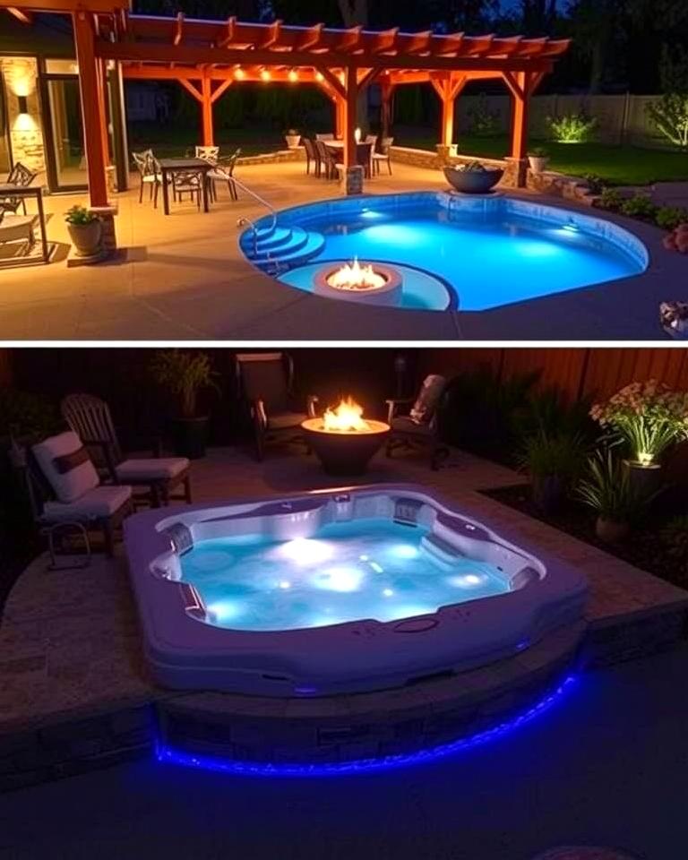 20 Sunken Hot Tub Ideas for Relaxing Outdoor Spaces