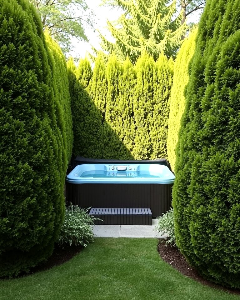 25 Backyard Hot Tub Privacy Ideas for Relaxing Spaces
