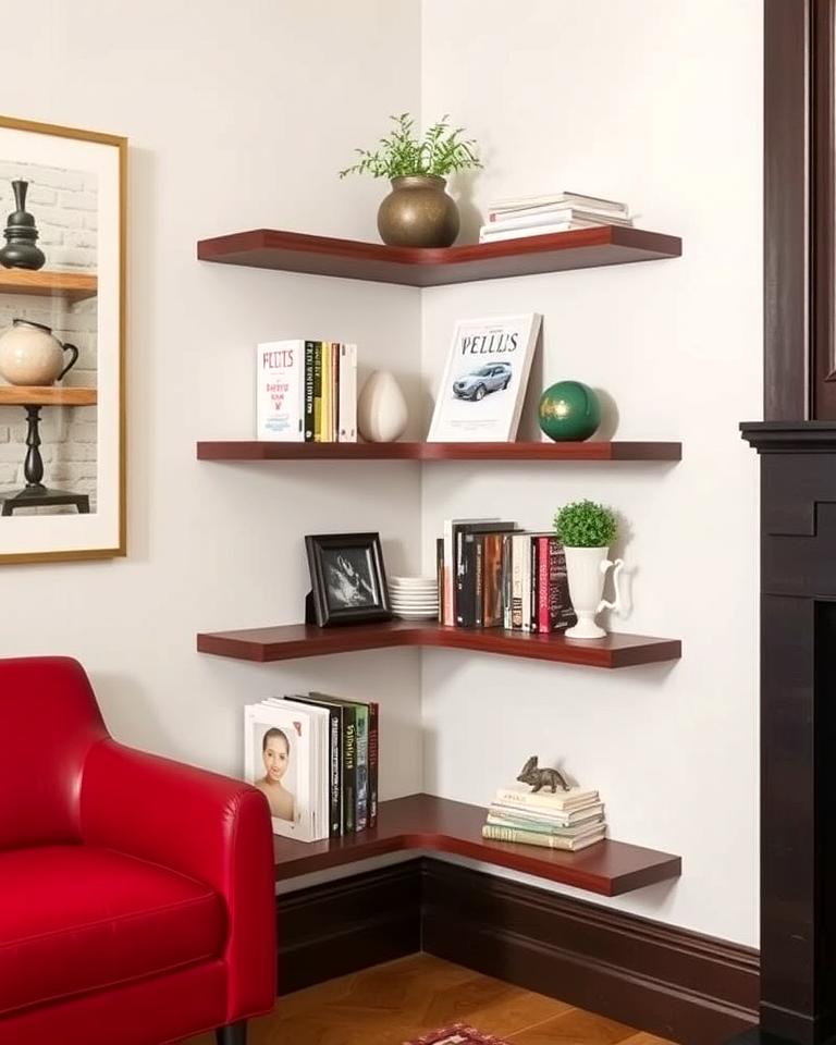 20 Space-Saving Corner Bookshelf Ideas for Your Home