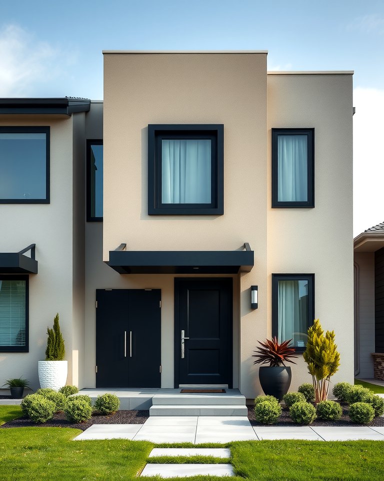 25 Exterior Taupe House Color Combinations for Modern Homes