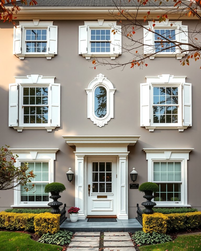 25 Exterior Taupe House Color Combinations for Modern Homes