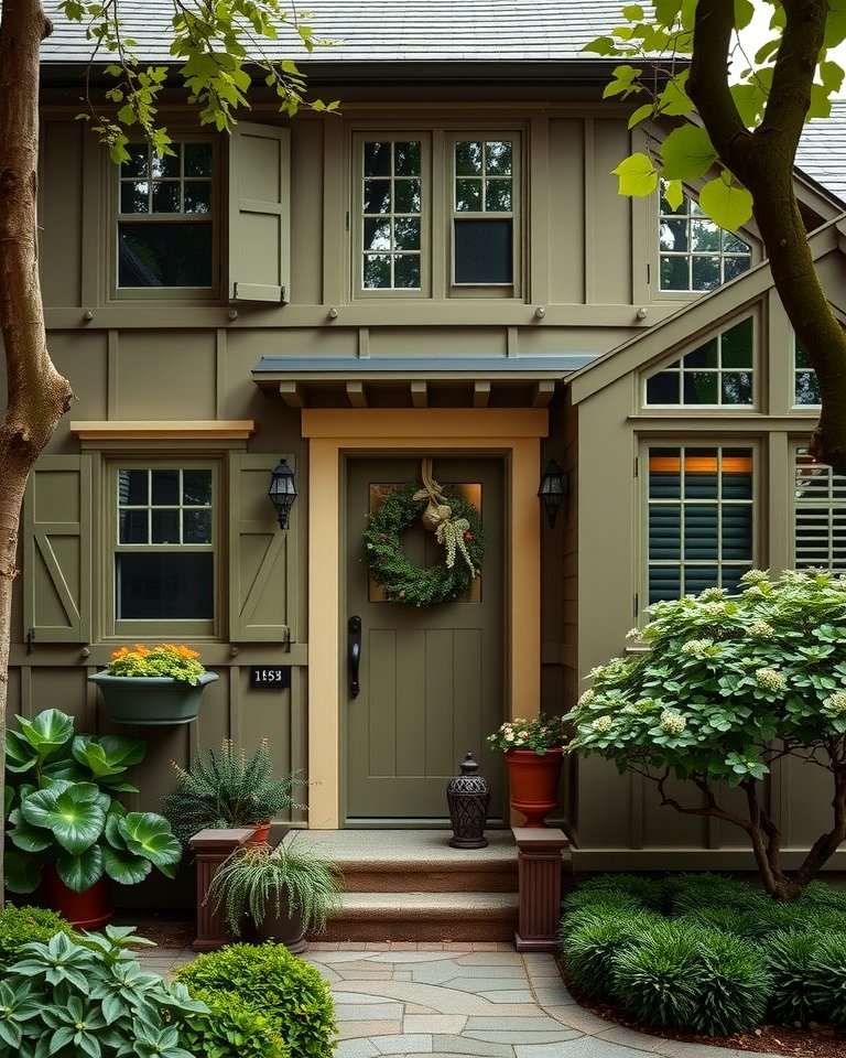 25 Exterior Taupe House Color Combinations for Modern Homes