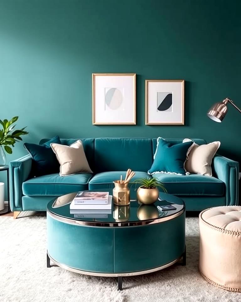 20 Teal Couch Living Room Ideas for a Bold Statement
