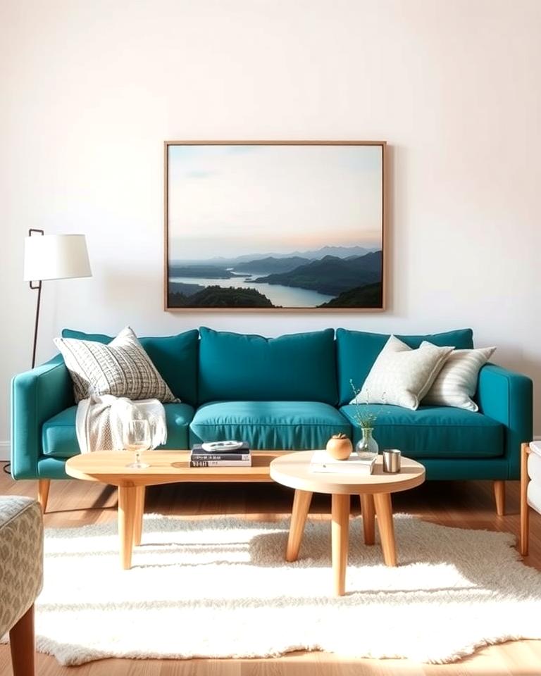 20 Teal Couch Living Room Ideas for a Bold Statement