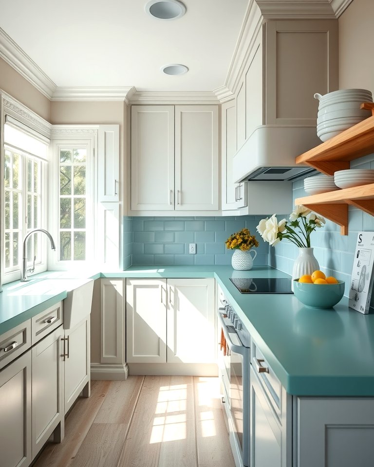 25 Kitchen With Green Countertops Ideas for Freshness