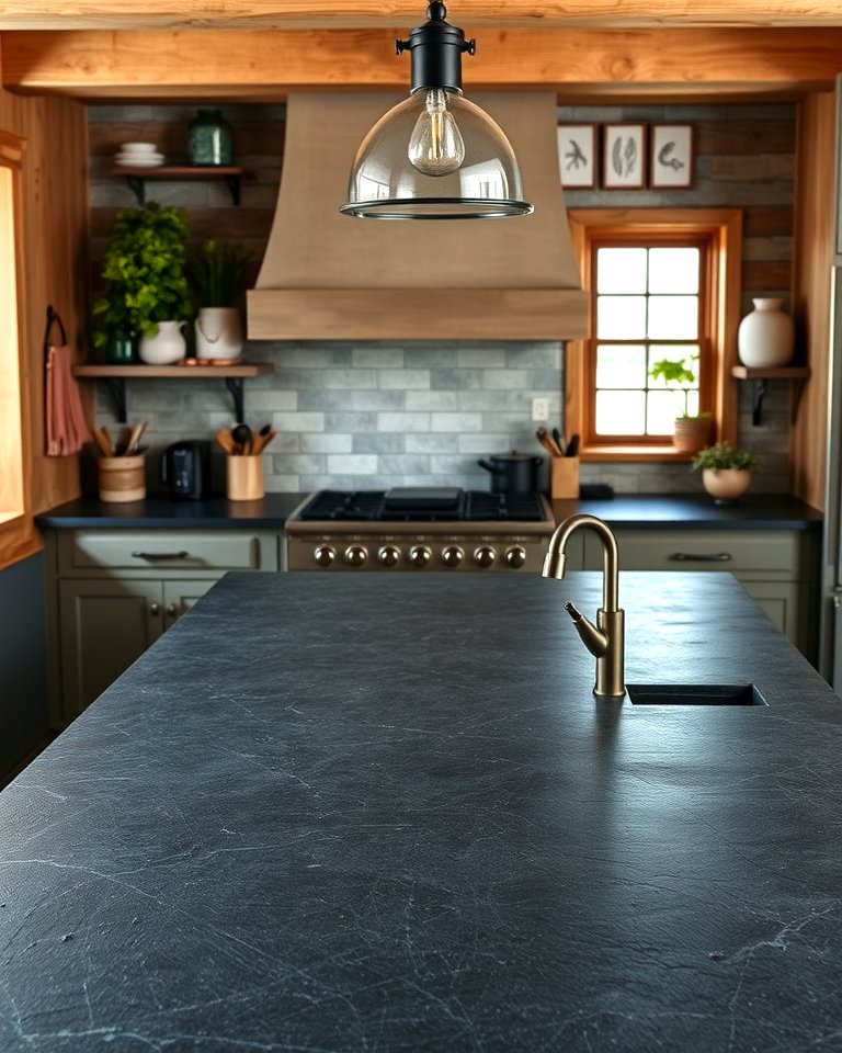 25 Black Kitchen Countertops for a Bold Statement