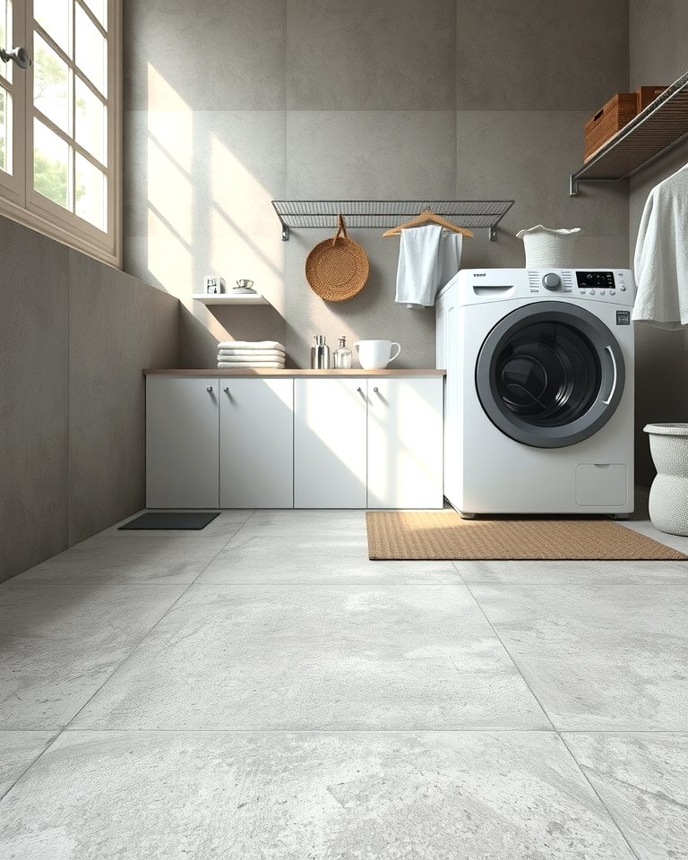 25 Laundry Room Floor Ideas for a Functional Space