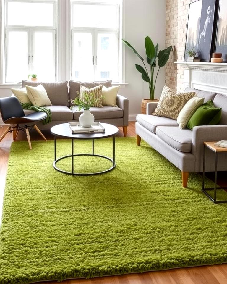 20 Green Carpet Living Room Ideas for a Bold Statement
