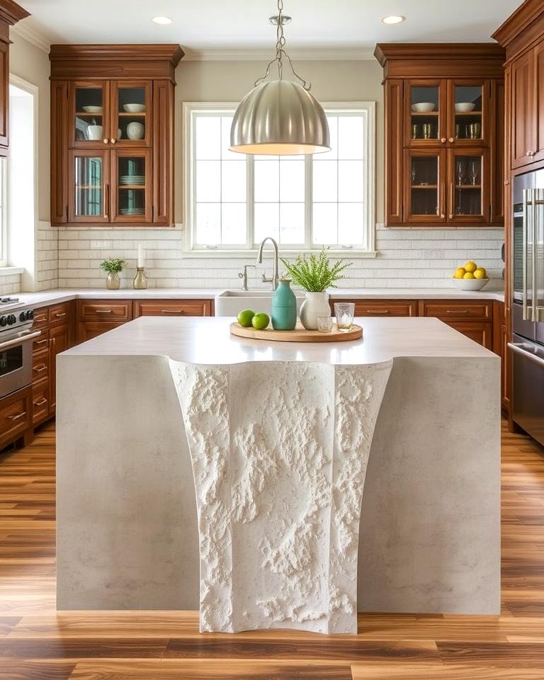 20 Stunning Waterfall Kitchen Island Ideas for a Modern Look