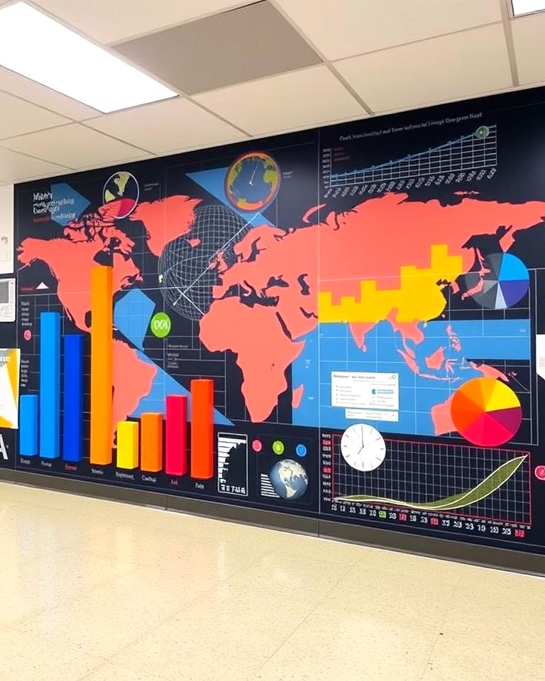 20 Math Mural Ideas for Creative Wall Decor