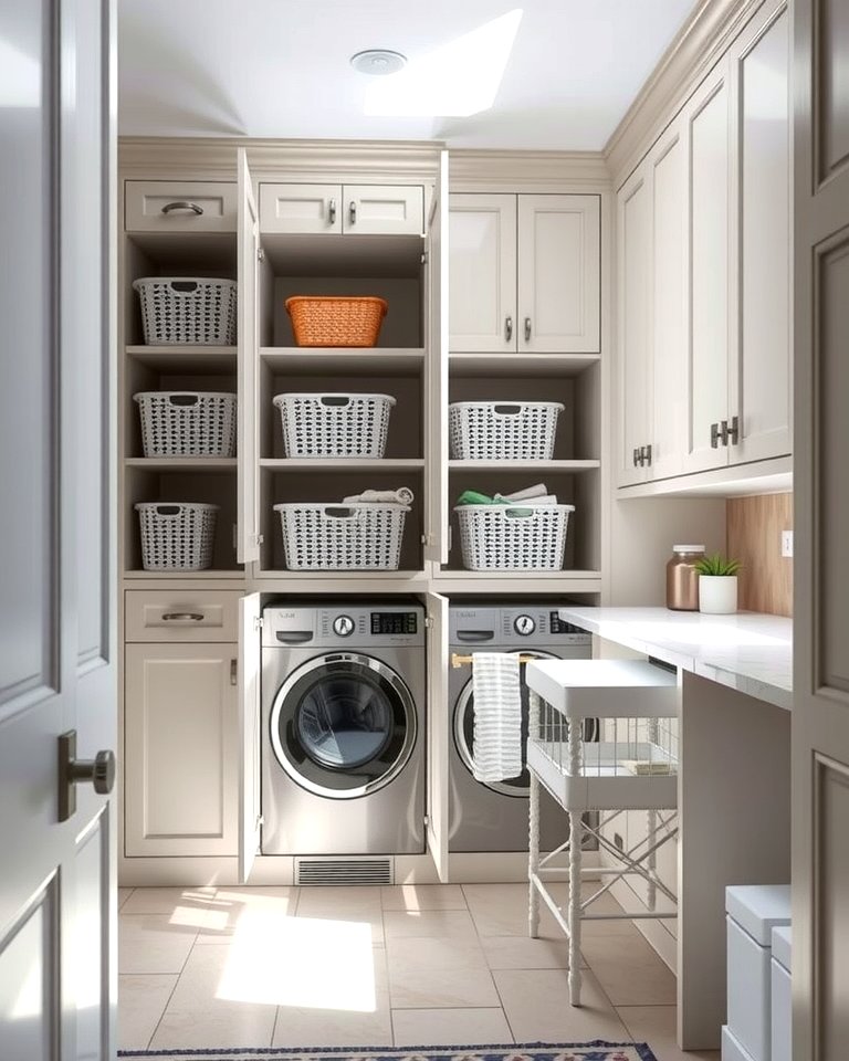 25 Laundry Basket Storage Ideas for a Tidy Home