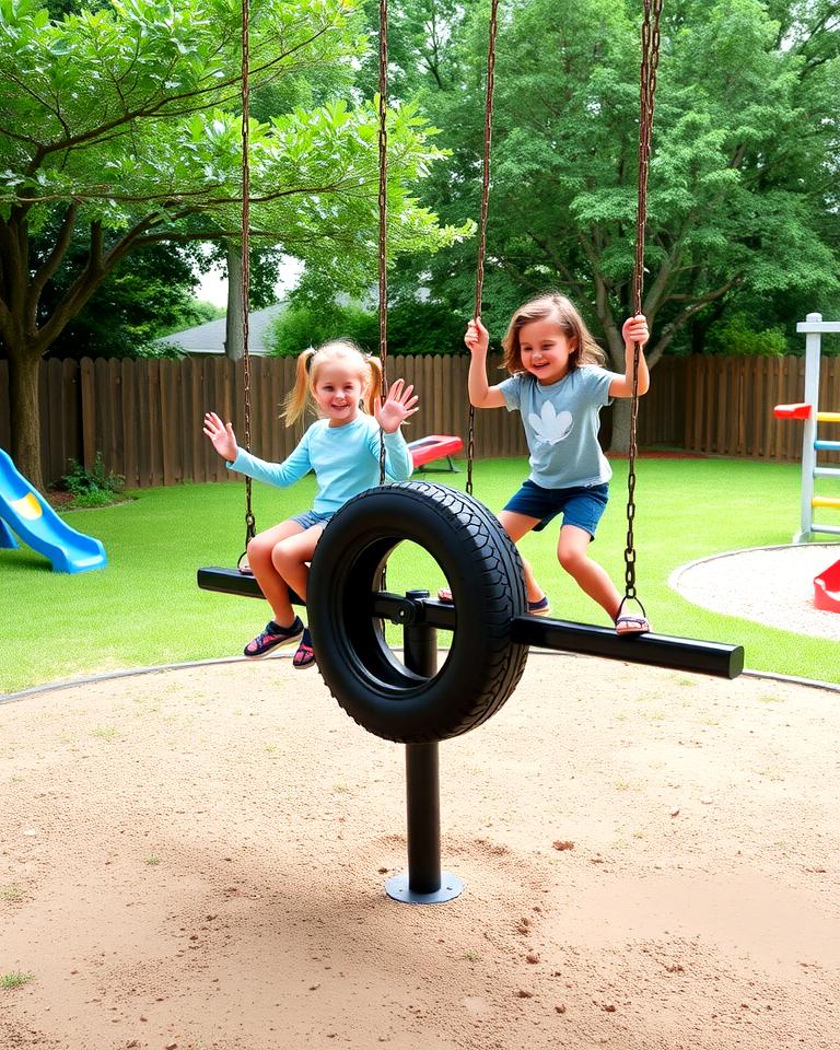 20 Tire Swing Ideas for Fun Outdoor Spaces
