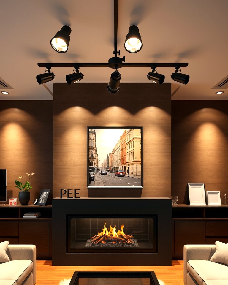 25 Fireplace Lighting Ideas to Create a Warm and Inviting Ambiance
