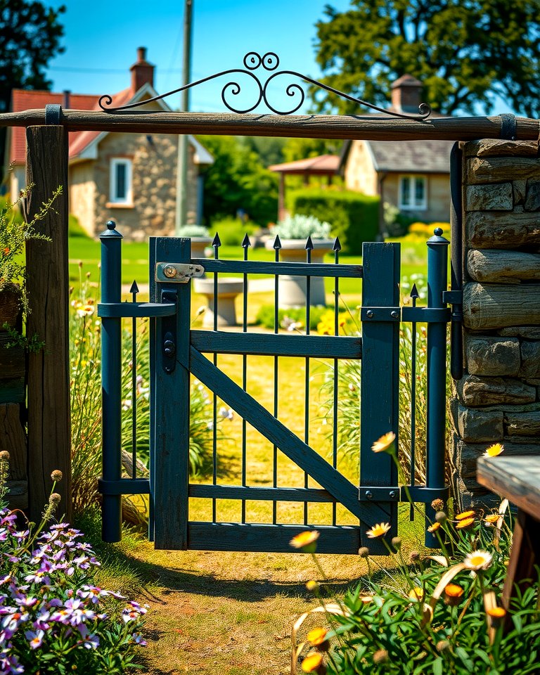 25 Metal Garden Gate Ideas to Enhance Your Outdoor Space
