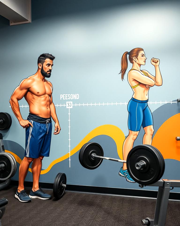 20 Gym Murals to Inspire Your Workout Space