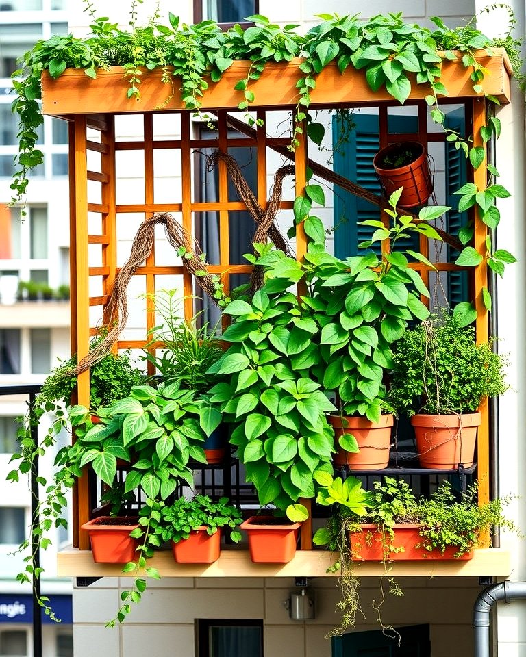 25 Beautiful Balcony Trellis Ideas for Your Space