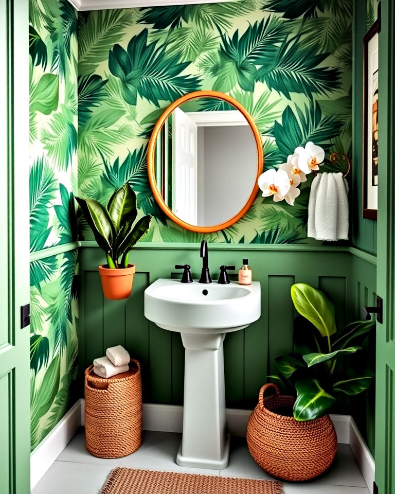 25 Green Powder Room Ideas for a Fresh Look