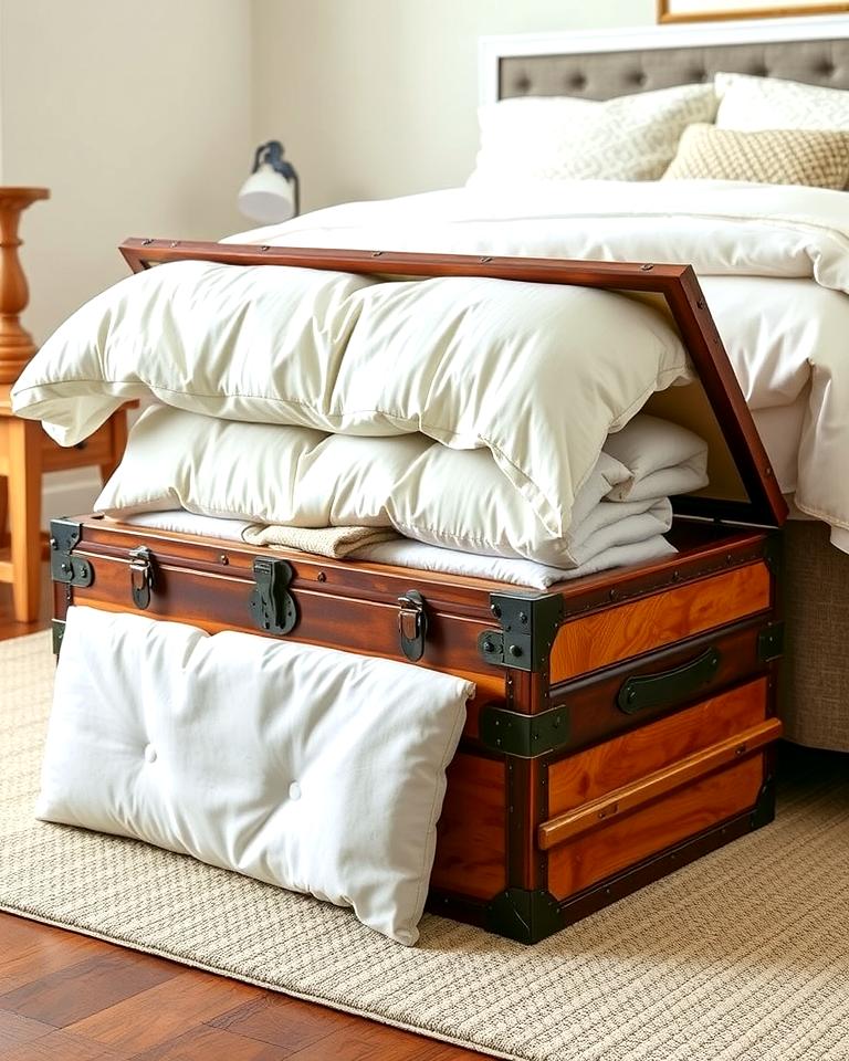 20 Comforter Storage Ideas to Maximize Space