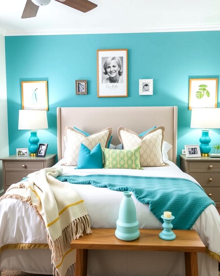 20 Turquoise Bedroom Ideas for a Fresh and Calming Space