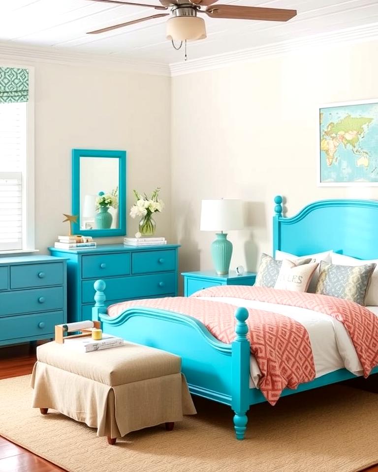 20 Turquoise Bedroom Ideas for a Fresh and Calming Space