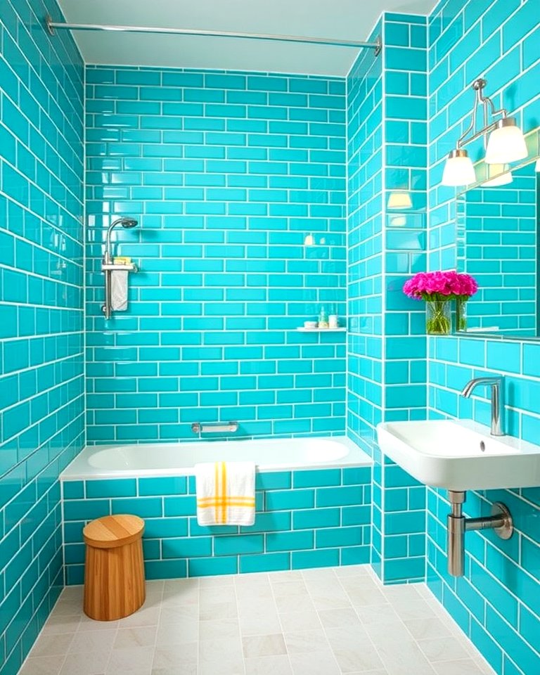 25 Stunning Blue Tile Bathroom Ideas for a Fresh Look