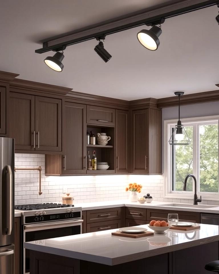 20 Kitchen Track Lighting Ideas for a Bright and Functional Space