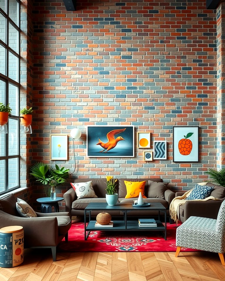 25 Brick Wall Living Room Ideas for a Cozy Feel
