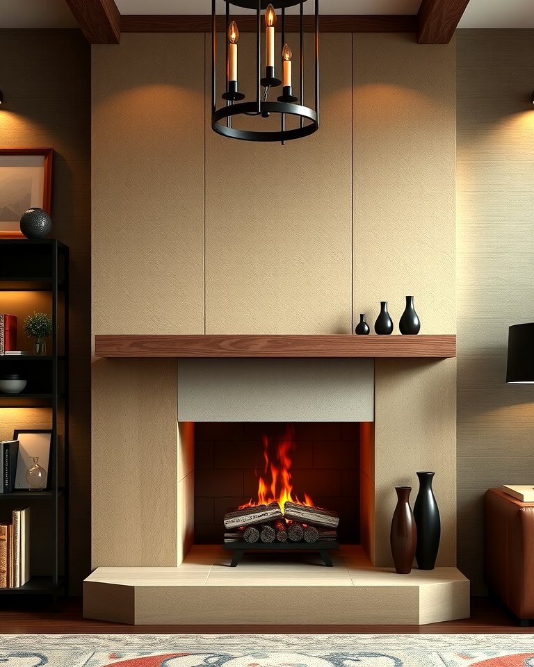 25 Cozy Living Room Fireplace Ideas for Warmth