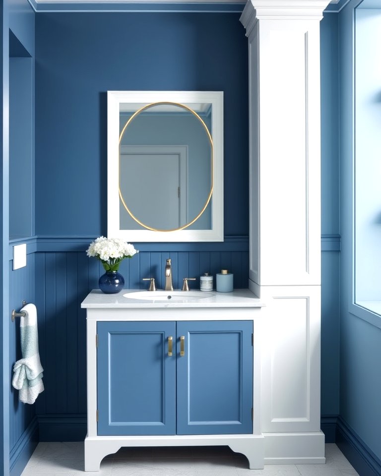 25 Stunning Blue Bathroom Vanity Ideas