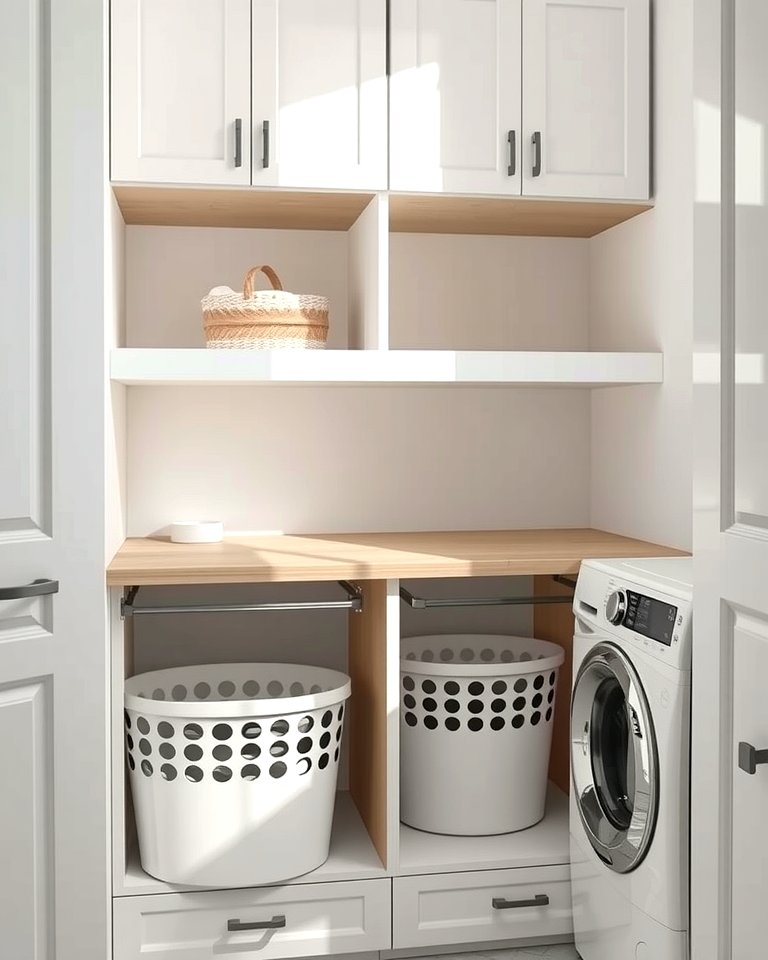 25 Laundry Basket Storage Ideas for a Tidy Home