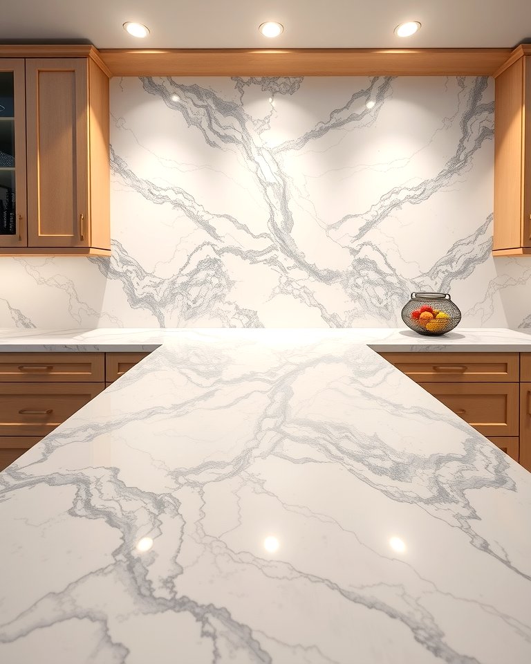 25 Marble Kitchen Countertops for Elegant Homes