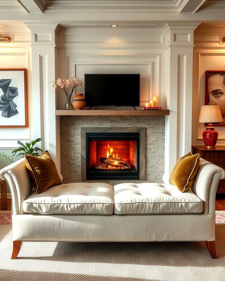 25 Fireplace Bench Ideas for Functional and Stylish Seating