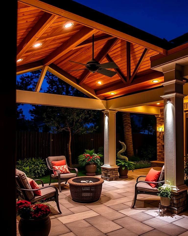 20 Covered Patio Lighting Ideas for Outdoor Ambiance