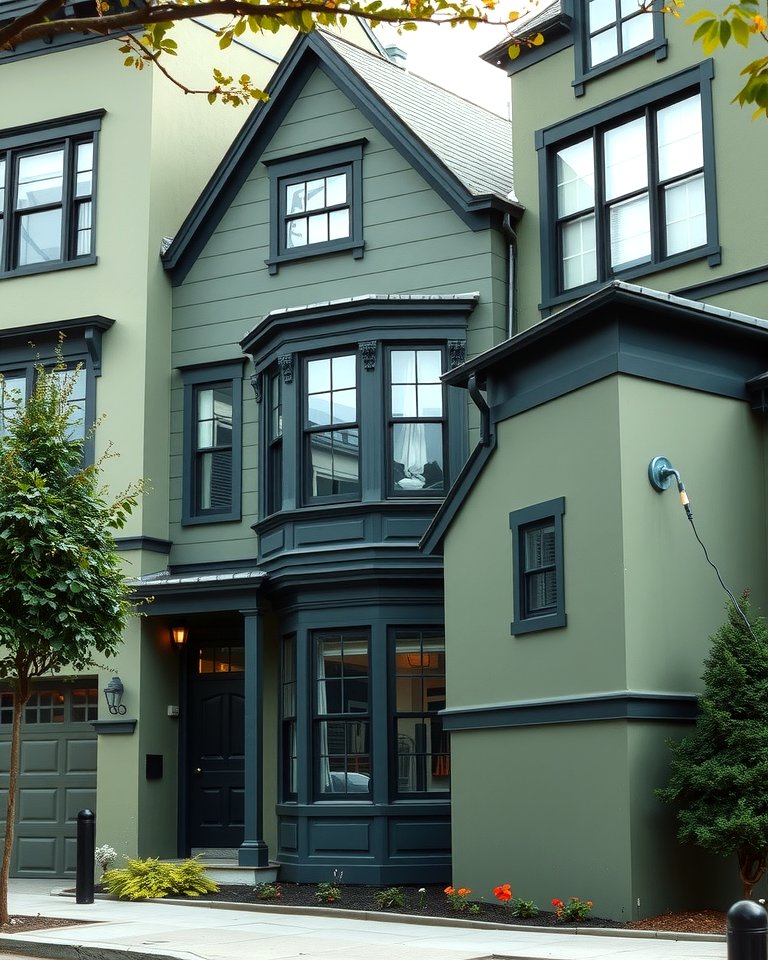 25 Green House Exterior With Black Trim Ideas