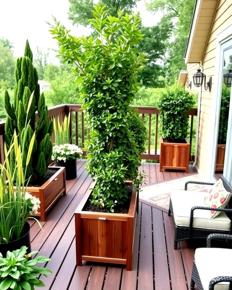 25 Deck Decorating Ideas With Plants for a Lush Outdoor Space